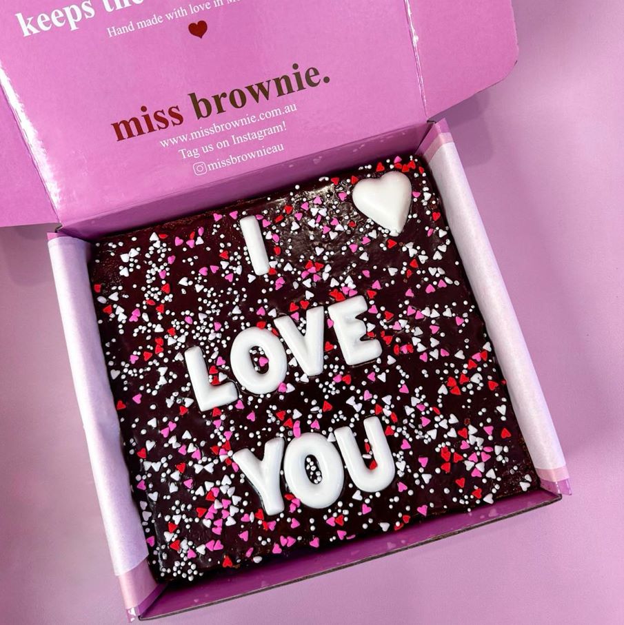 Custom Love Brownie | Miss Brownie | Delivery Australia Wide – miss ...